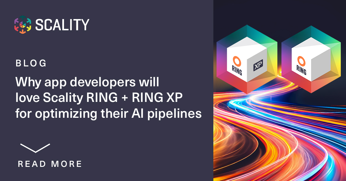 Scality RING & RING XP: Your developers’ solution for scalable AI workloads